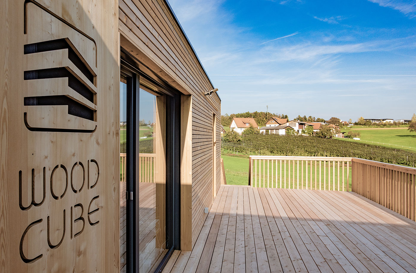 WOOD CUBE | Augenweide für Stadt und Land - einfach in Blickfang in jeder Region.